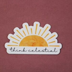 Think Celestial MAGNET, Russell M Nelson Magnet, General Conference ...