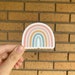 Pastel Rainbow Sticker, Boho Rainbow Sticker, Rainbow Decal, Pastel ...