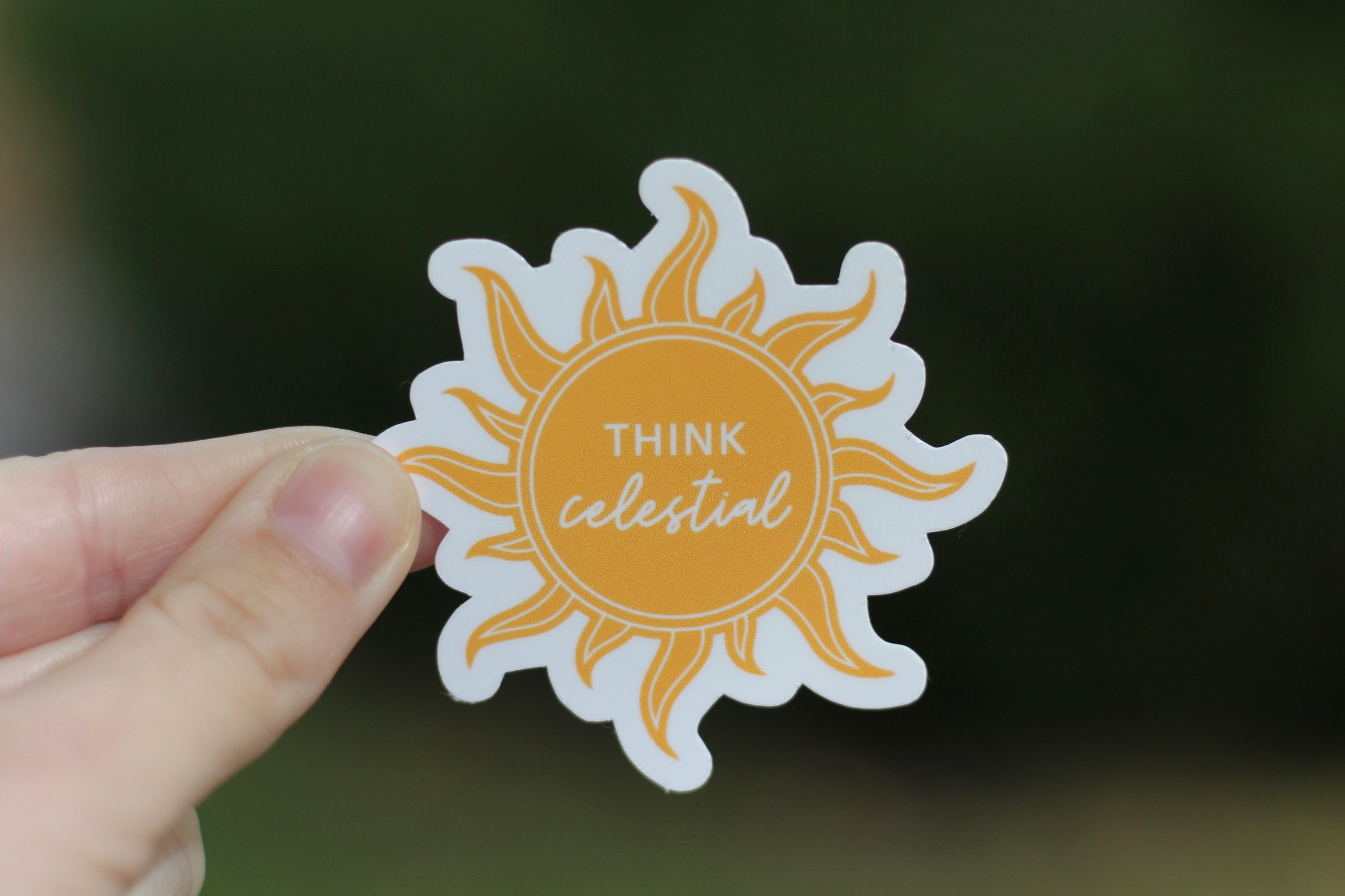 Think Celestial Sticker, Russell M Nelson Sticker, General Conference ...