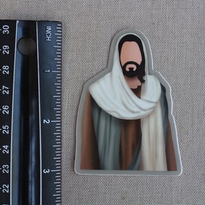 Jesus Christ Sticker, Christ Sticker, Bible Jesus Sticker, Jesus Art ...