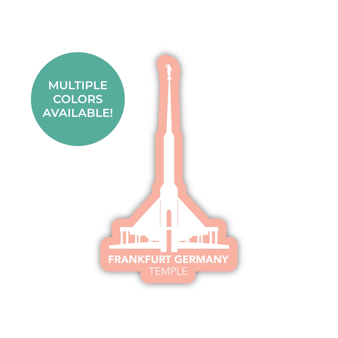 Frankfurt Germany Temple Sticker, Frankfurt Germany Temple, Germany ...
