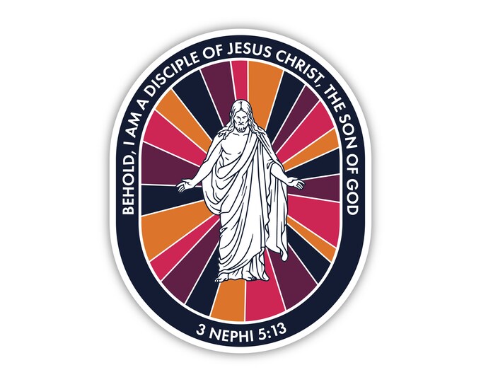 2024 LDS Youth Theme Stickers, I Am a Disciple of Jesus Christ ...