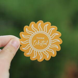 Think Celestial Sticker, Russell M Nelson Sticker, General Conference ...