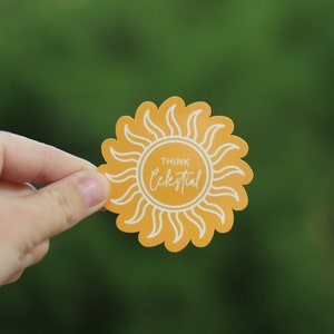 Think Celestial Sticker, Russell M Nelson Sticker, General Conference ...