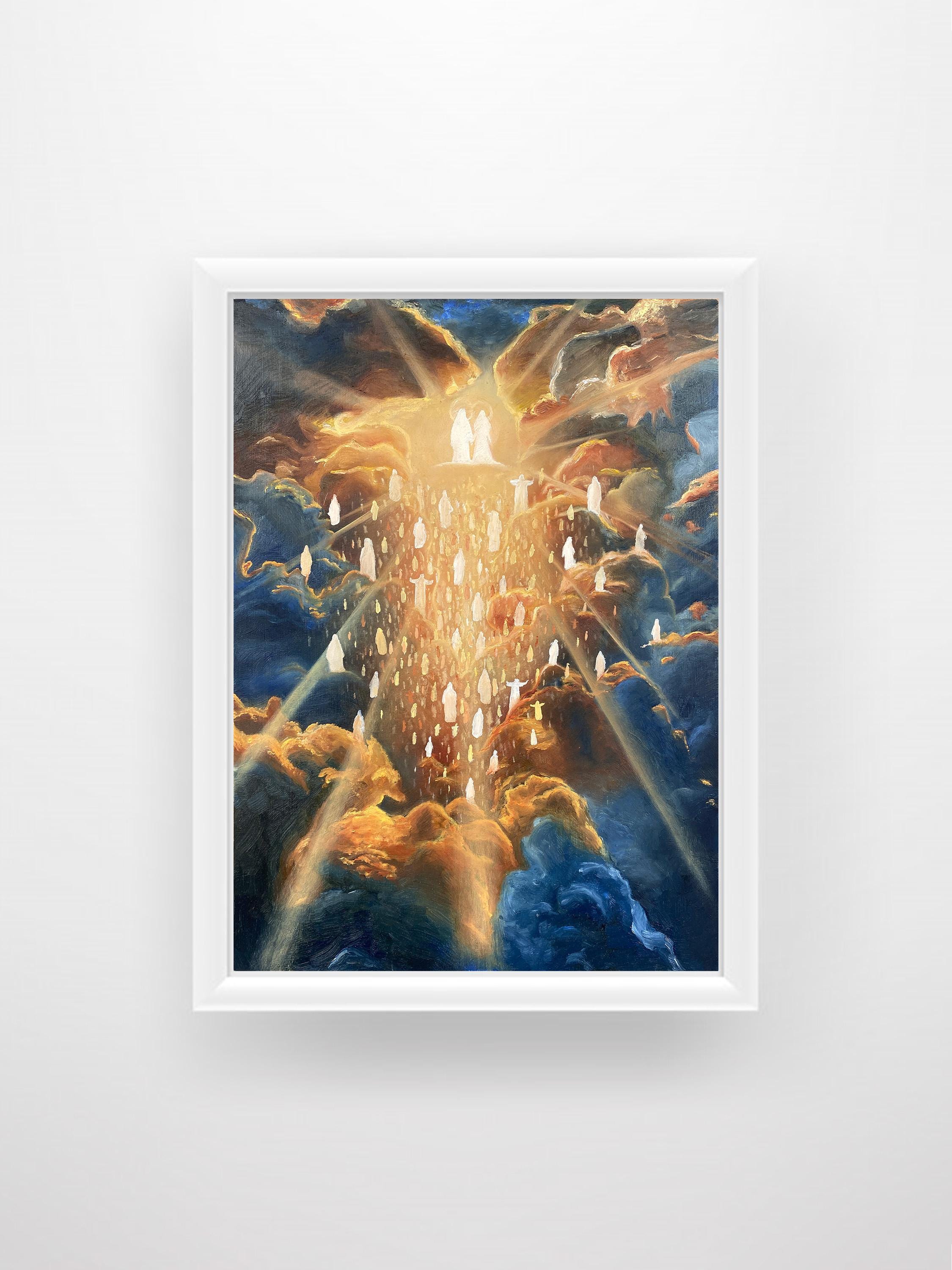 Hosts of Heaven Art Print, Celestial Kingdom Wall Art, LDS Art Print ...