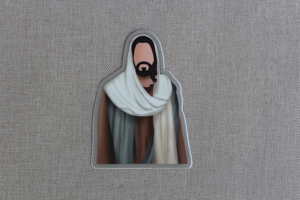Jesus Christ Sticker Christ Sticker Bible Jesus Sticker - Etsy
