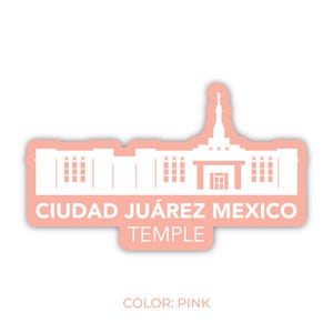 Ciudad Juarez México Temple Sticker, Ciudad Juarez Mexico Temple ...