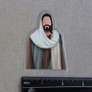 Jesus Christ Sticker, Christ Sticker, Bible Jesus Sticker, Jesus Art ...