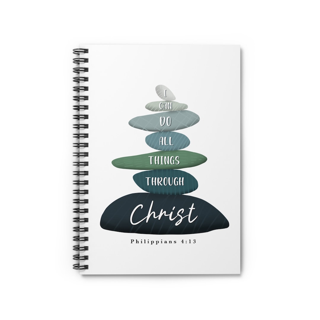 2023 Youth Theme Spiral Notebook, I Can Do All Things Through Christ ...