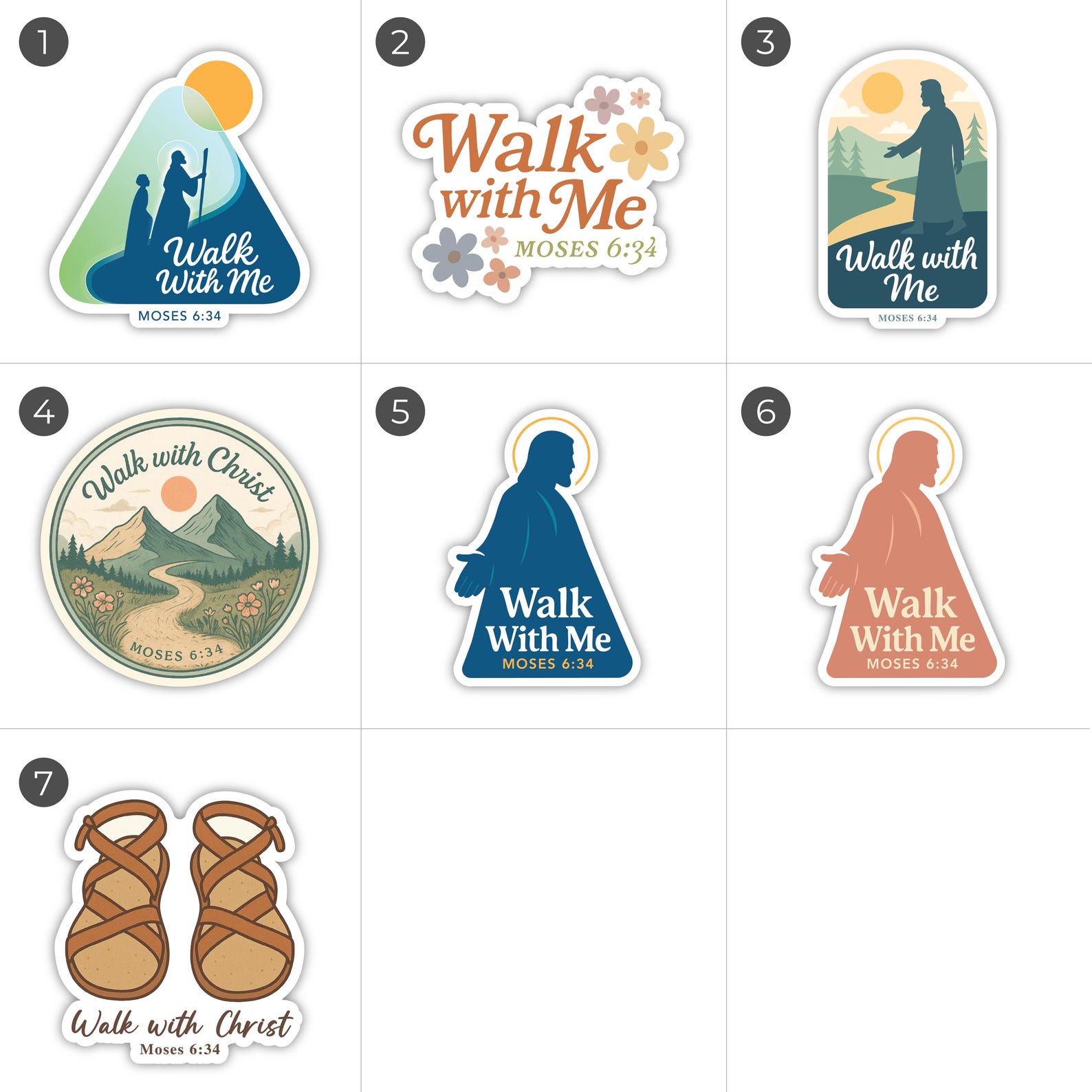 2026 Youth Theme Stickers, Walk With Me, 2026 Young Women Theme ...
