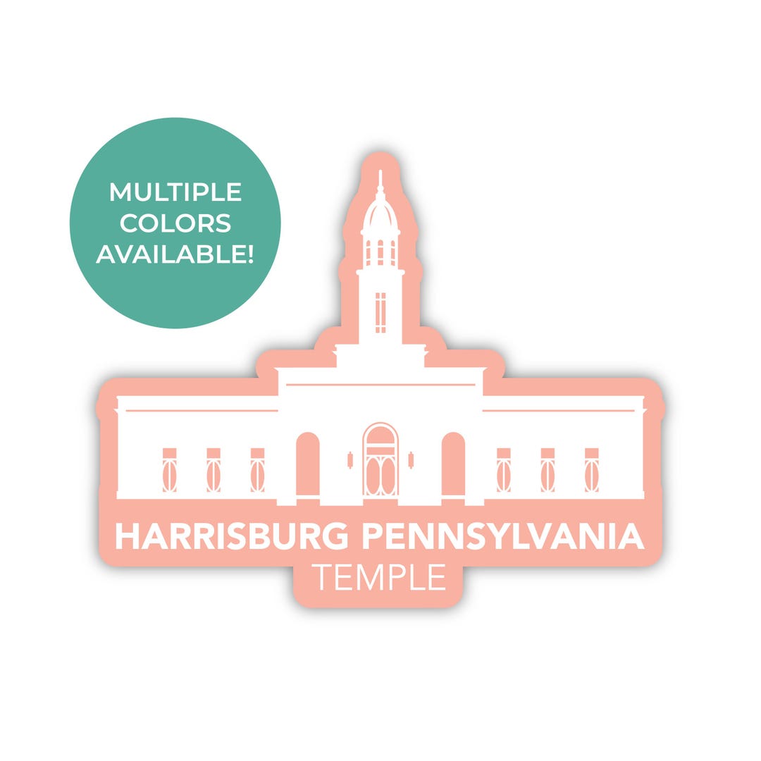 Harrisburg Pennsylvania Temple Sticker, Harrisburg Pennsylvania Temple ...