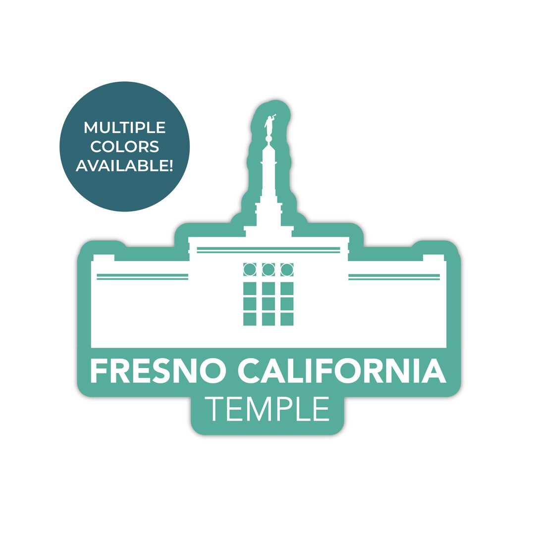 Fresno Temple Sticker, Fresno California Temple, California Temple ...