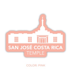 San Jose Costa Rica Temple Sticker, San Jose Costa Rica Temple, Costa ...