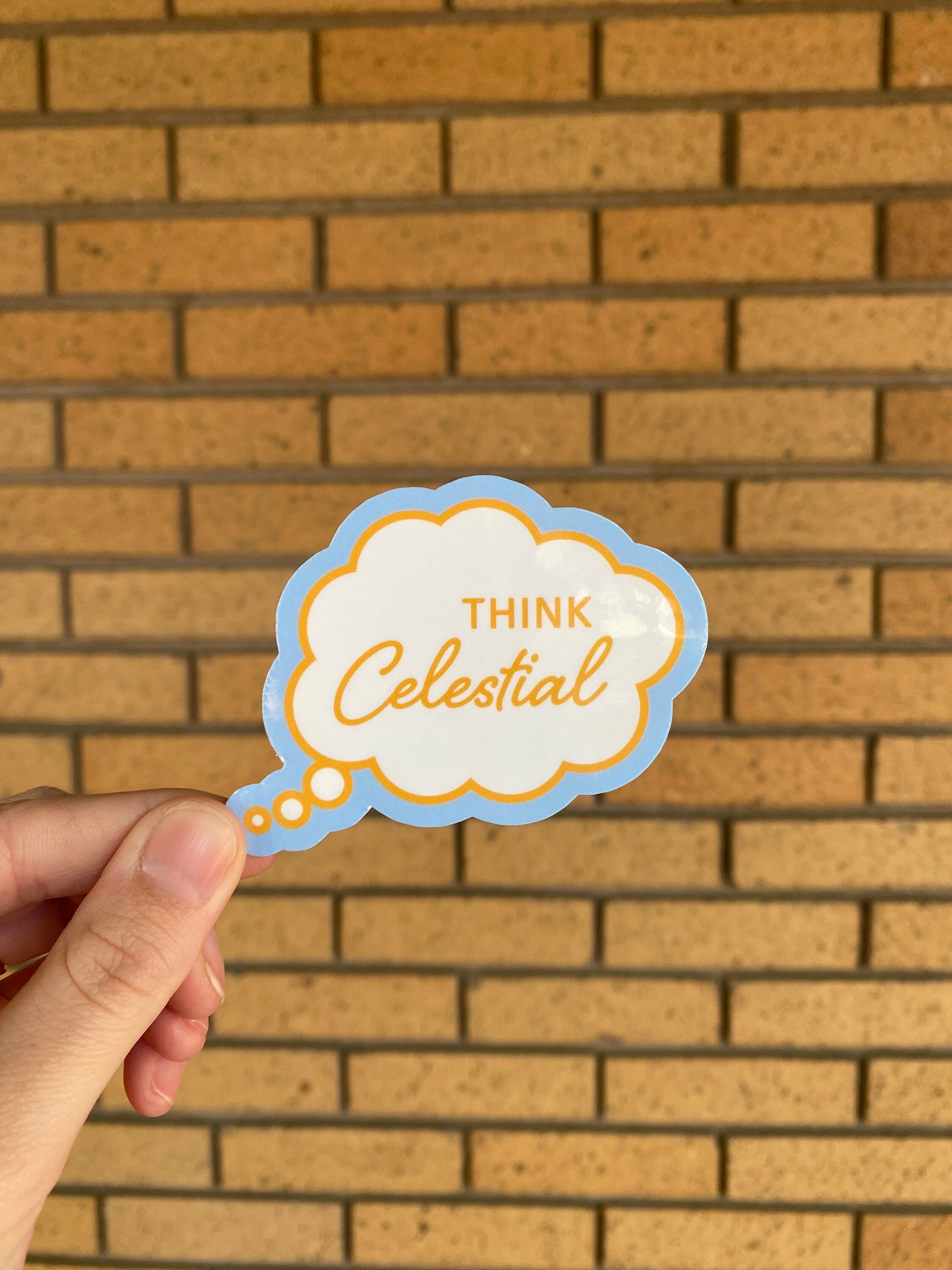 Think Celestial Sticker, Russell M Nelson Sticker, General Conference ...