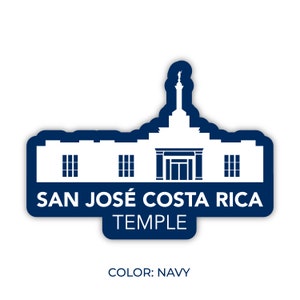 San Jose Costa Rica Temple Sticker, San Jose Costa Rica Temple, Costa ...