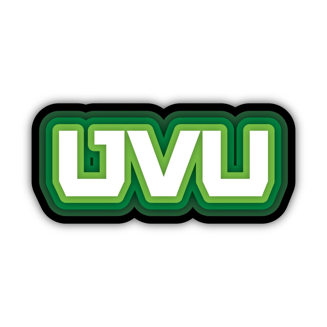 UVU Sticker, Utah Valley University Sticker, Uvu Decal, Uvu Car Decal, UVU Laptop Sticker, Utah ...