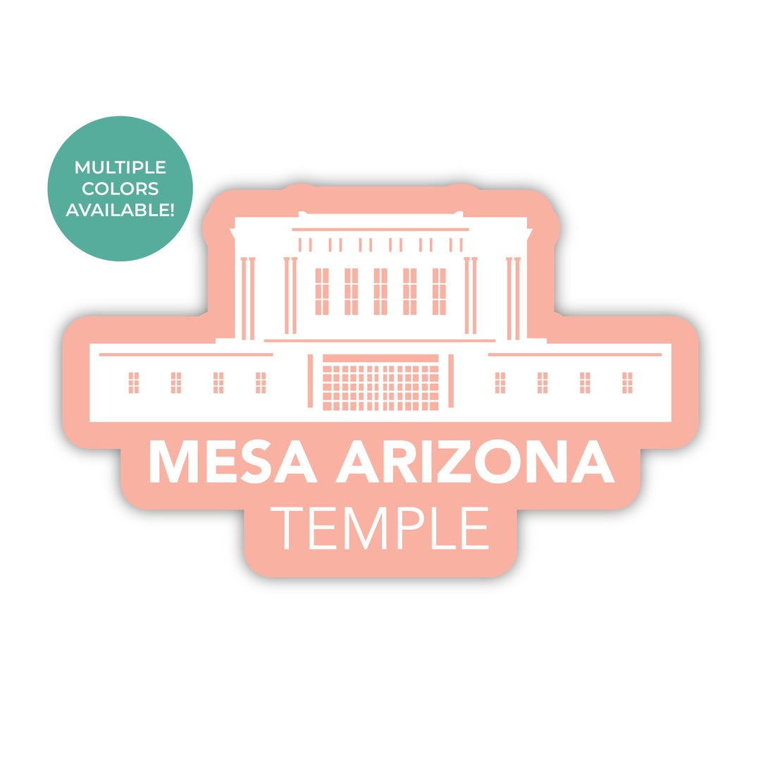 Mesa Arizona Temple Sticker, Mesa Arizona Temple, Arizona Temple ...