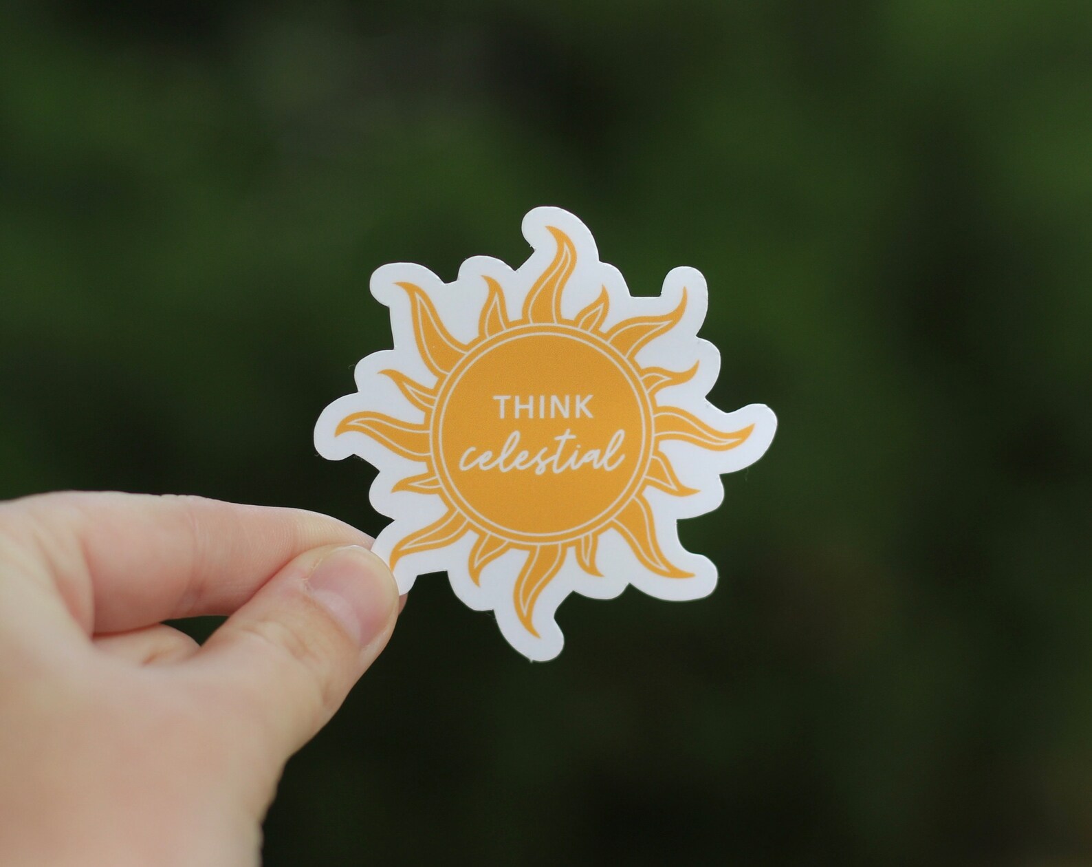 Think Celestial Sticker, Russell M Nelson Sticker, General Conference ...