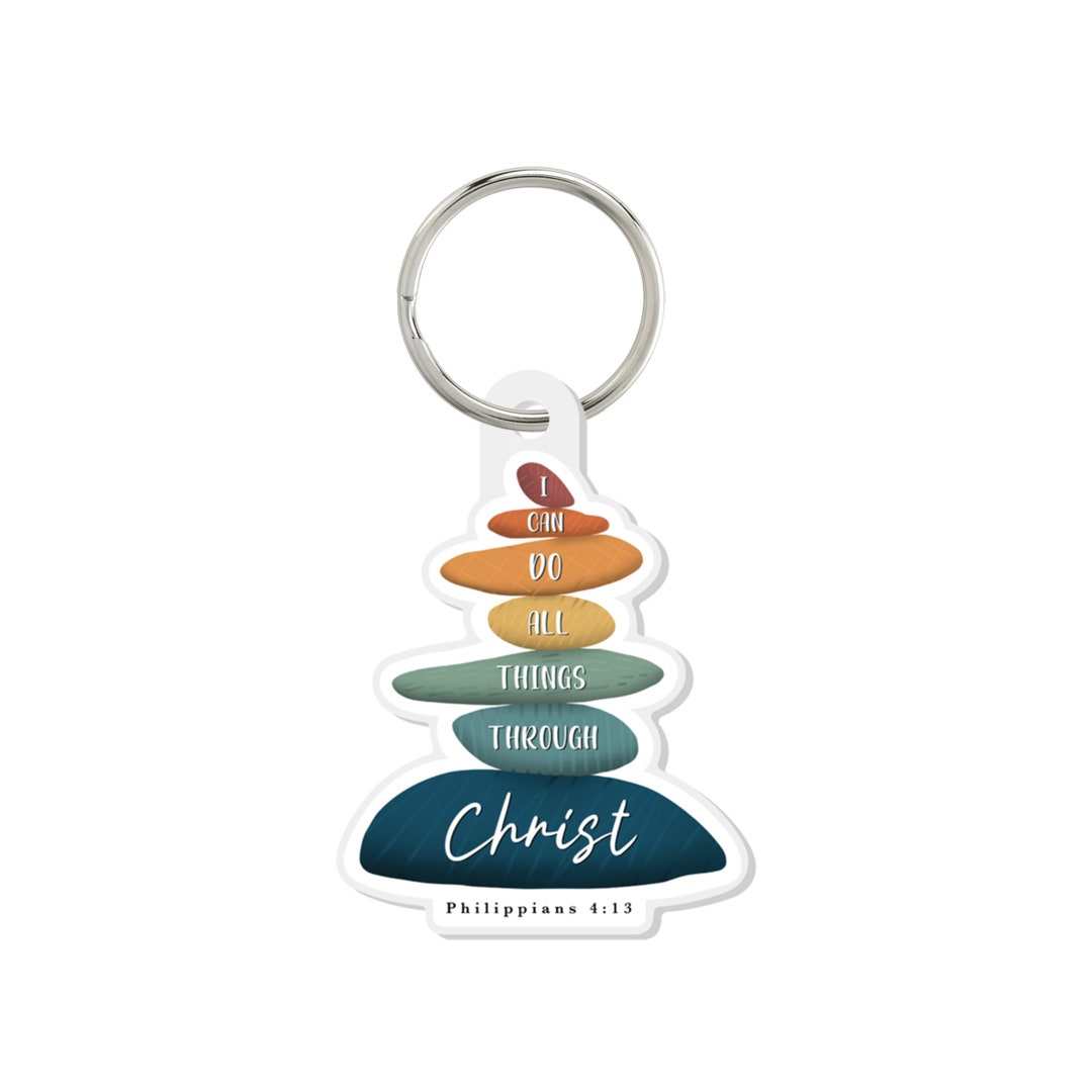 2023 Youth Theme Key Chain, I Can Do All Things Through Christ Key ...