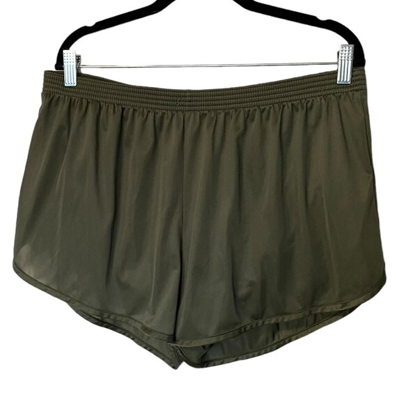Vintage Duke XXL Silkies Green Nylon Running Short Pa… - Gem