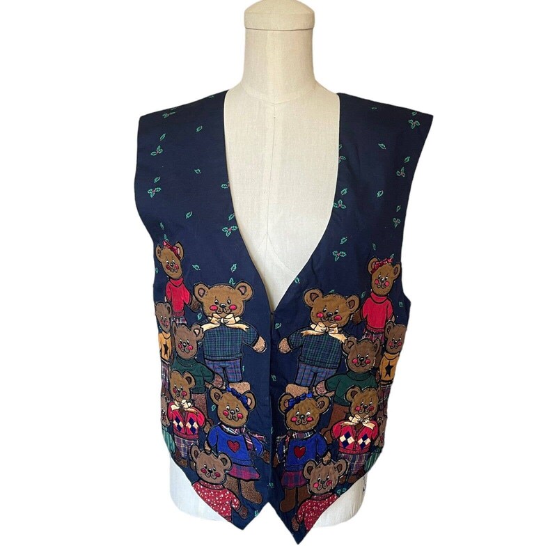 Teddy Bear Vest - Etsy