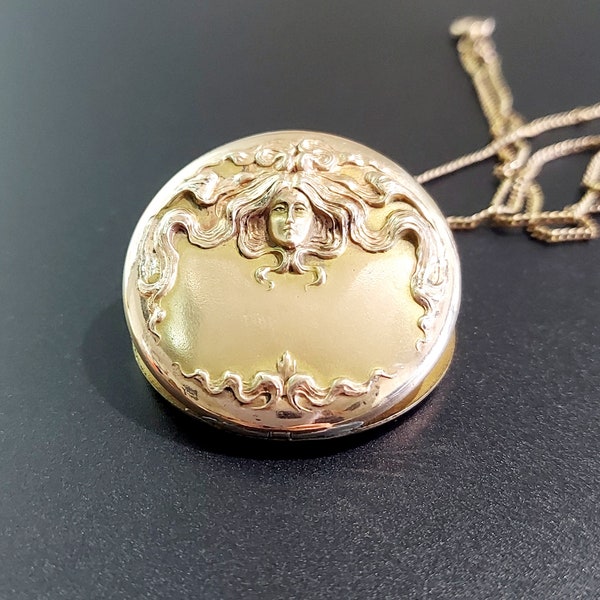 Antique Gold Locket - Etsy