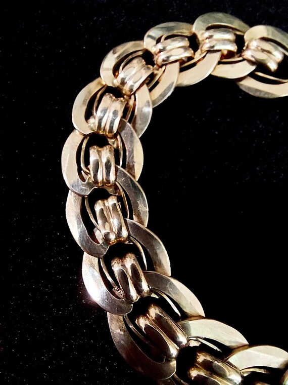 Antique Rolled Gold Watch Chain, Super Double Large I… - Gem