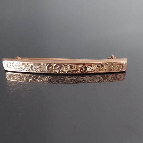 Victorian Antique Lock Locket Bar Pin Brooch - Etsy