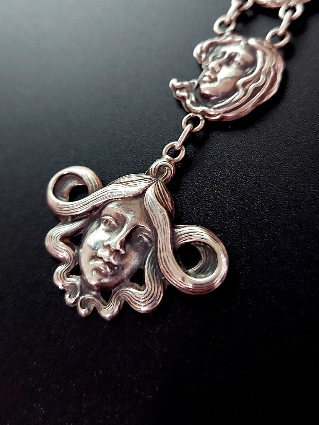 Antique Sterling Watch, 1800s Watch, Art Nouveau Watch, Vintage Silver ...