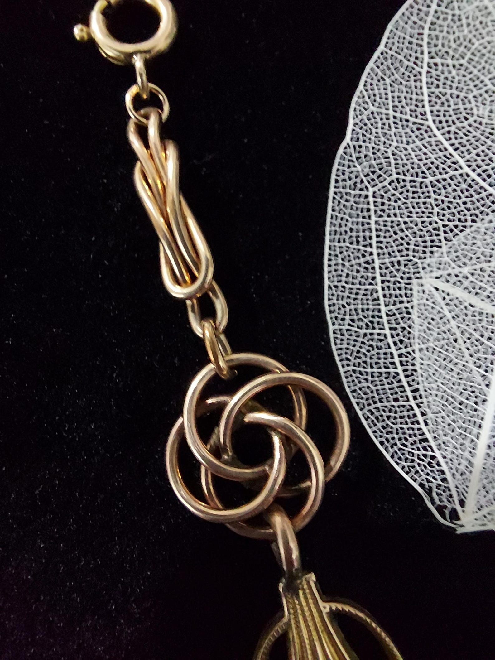 Antique Fob Pendant, Gold Filled Victorian Pendant With Love Knot ...