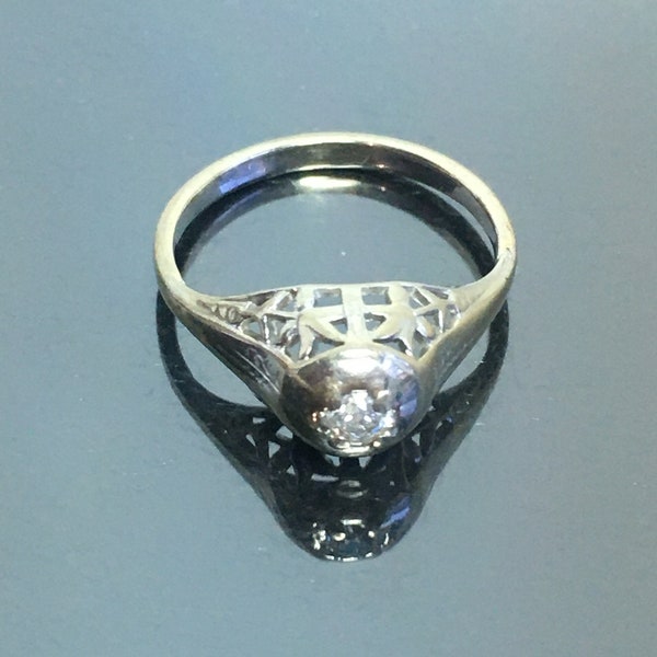 Antique Filigree Ring - Etsy