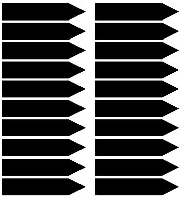 Height chart marker arrows. UK seller. | Etsy
