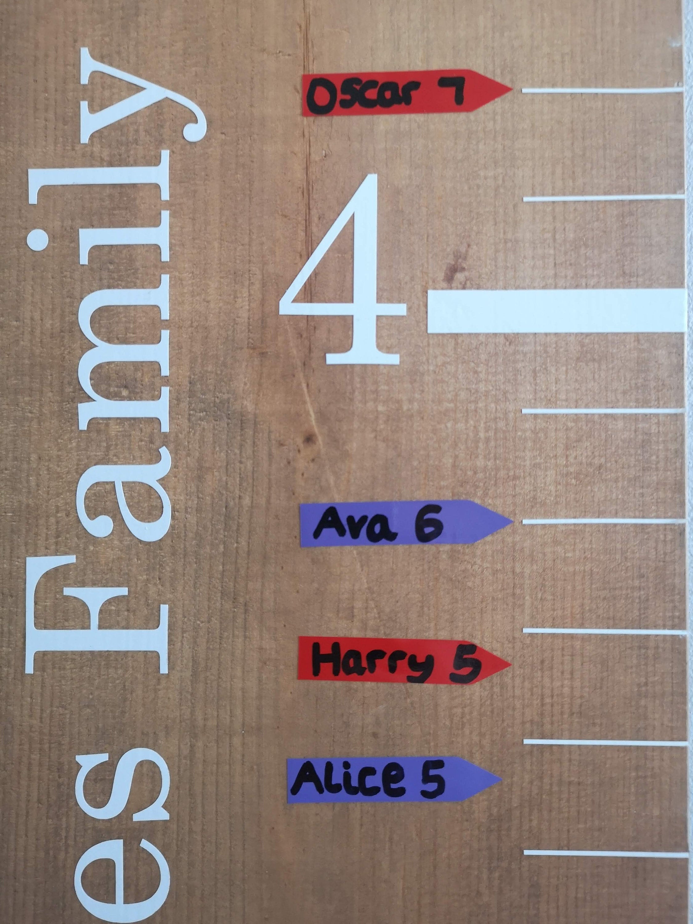 Height chart marker arrows. UK seller. | Etsy