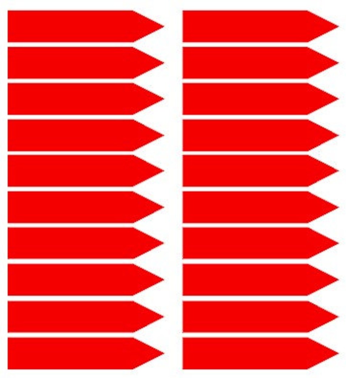 Height Chart Marker Arrows. UK Seller. - Etsy UK