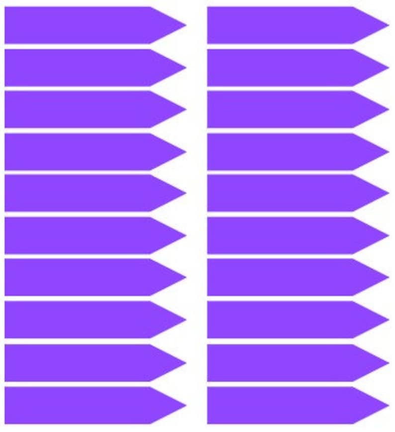 Height Chart Marker Arrows. UK Seller. - Etsy UK