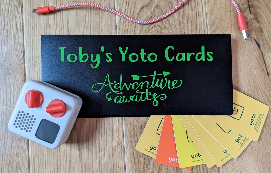 Yoto Player Box Card Storage With Personalised Name and Picture - Etsy