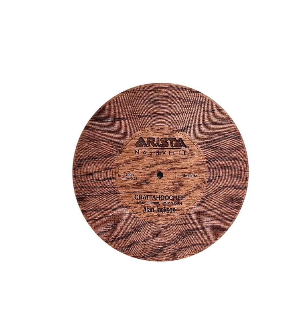 Alan Jackson | Oak 45 LP Record/album | Music Room Decor | Record Wall ...