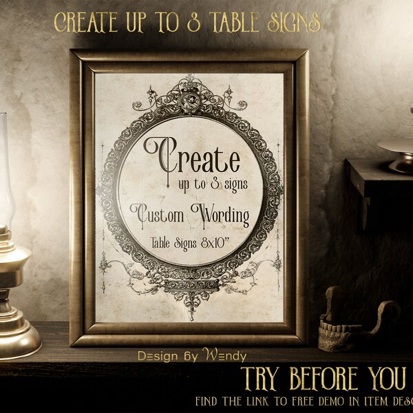 Vintage Style Signs - Etsy UK