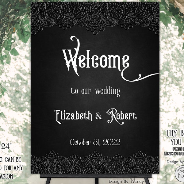 Lace Wedding Sign - Etsy
