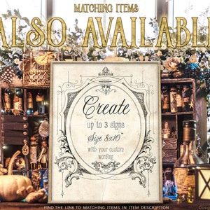 Printable Victorian Table Numbers Inspired by Jane Austen Novels ...