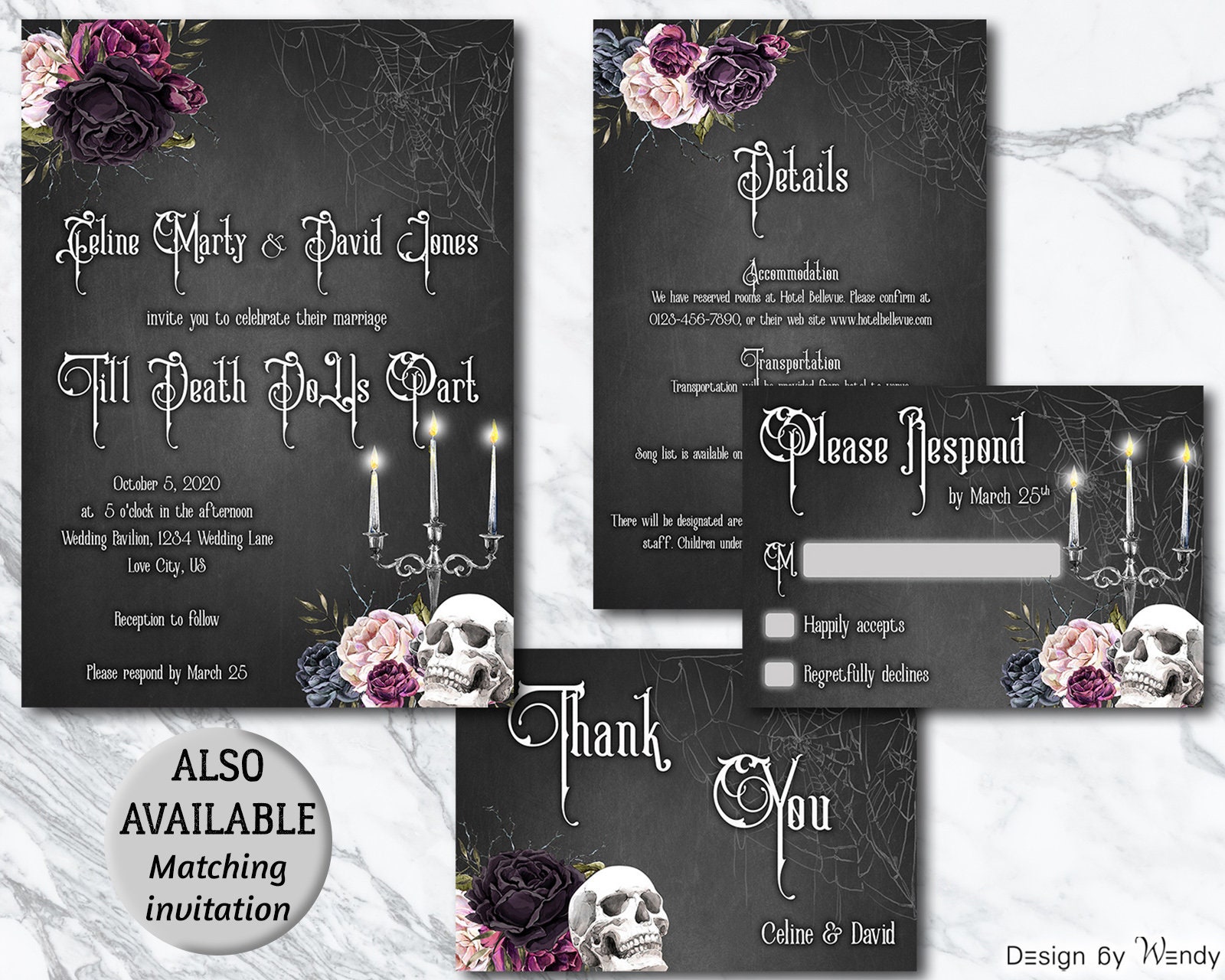 Gothic Cards & Gifts Sign With Roses and Skull. Gothic Wedding - Etsy UK