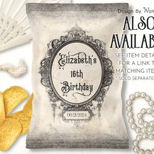 Victorian Photo Frame Invitation. Editable Victorian Birthday Party ...