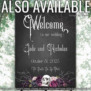 Gothic Marriage Certificate, With Skull and Roses. Instant Download ...