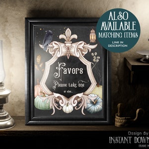 Editable Witchy Welcome Sign Template. Gothic Spooky Wedding Birthday ...