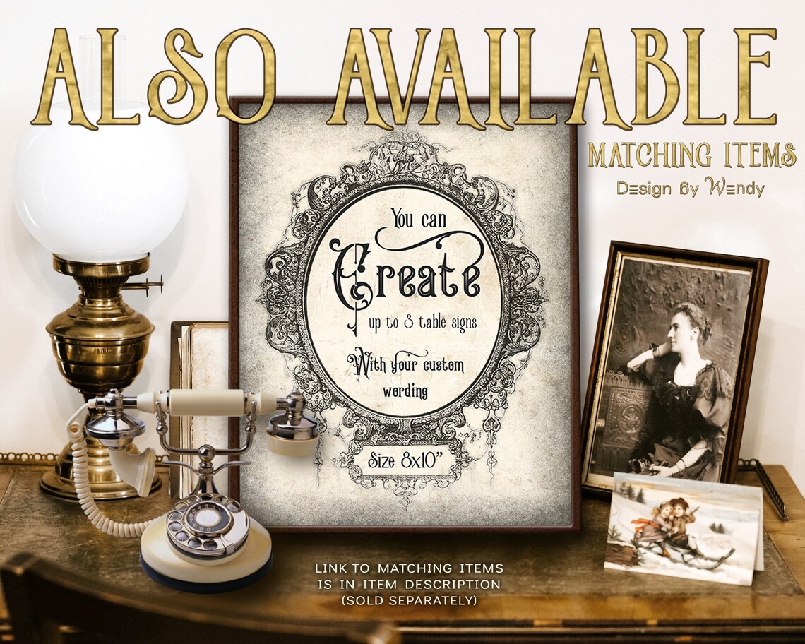 Victorian Photo Frame Invitation. Editable Victorian Birthday Party ...