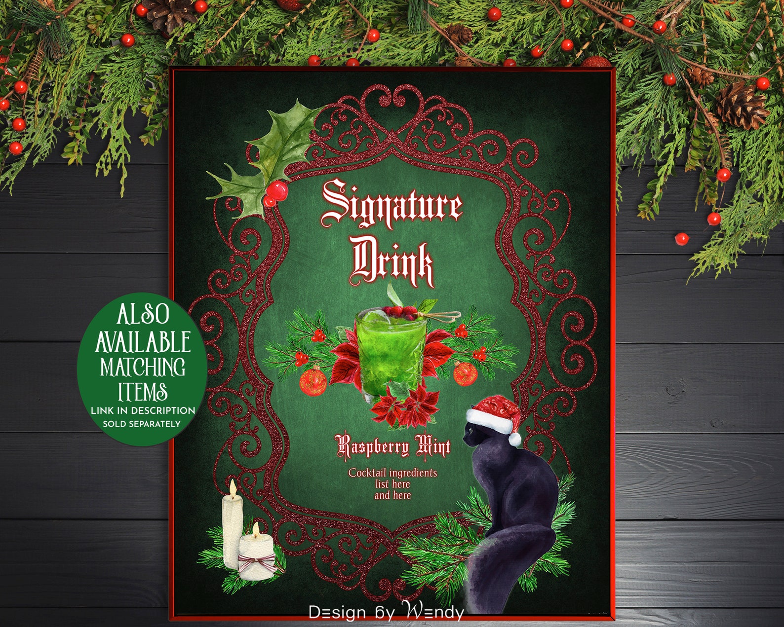 Editable Creepy Christmas Card. Skull Santa Creepy Christmas - Etsy