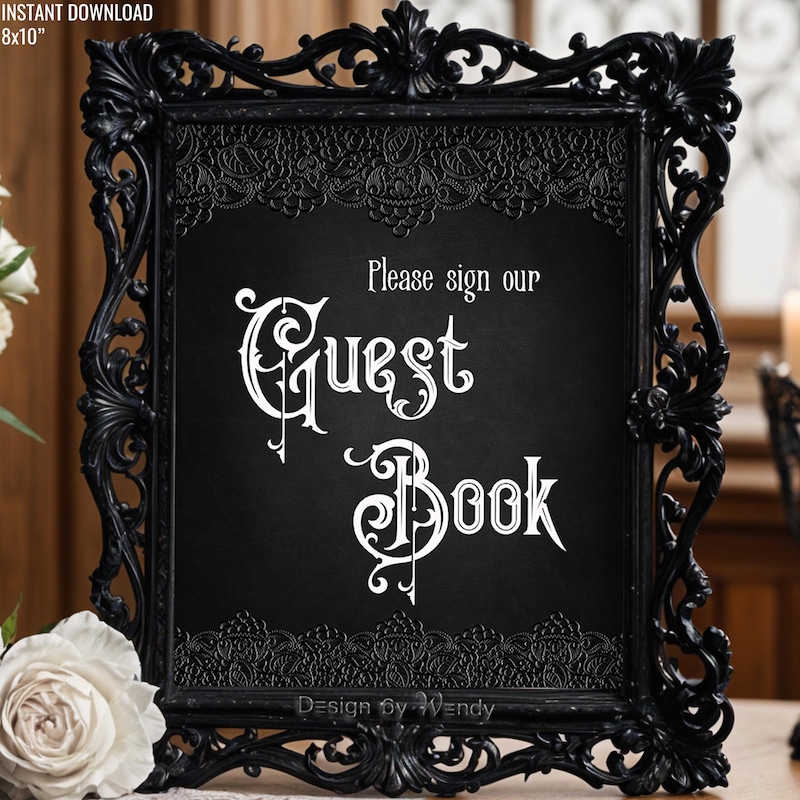 Victorian Home Guest Book - Etsy