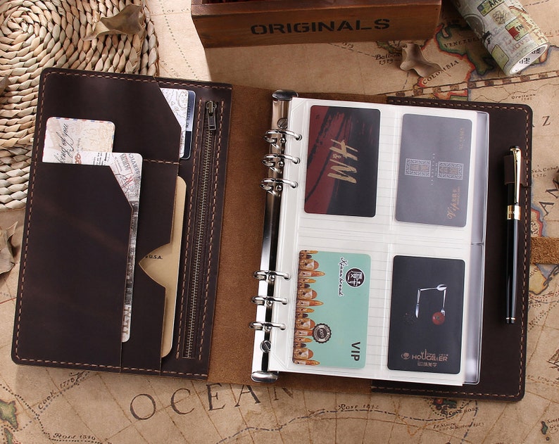 Handmade A5 Leather Journals Brown Leather Notebook Custom | Etsy