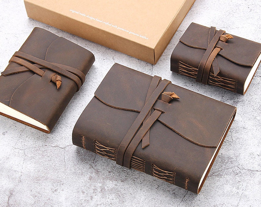 Personalized Leather Journal Leather Travel Writing Notebook - Etsy Canada