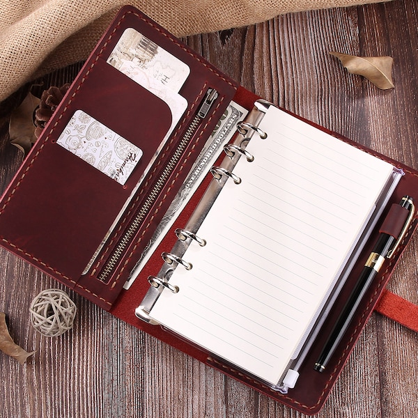 Leather Pocket Planner - Etsy